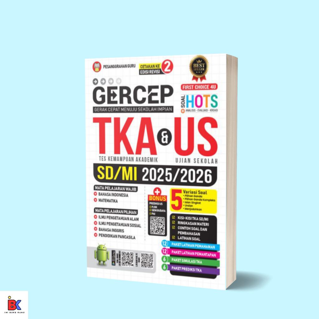 Gercep Book for SD/MI Academic Ability Test/TKA 2025/2026 | Shopee ...