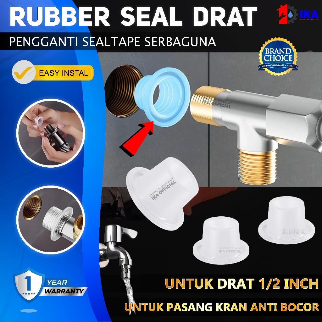 1/2 inch silicone Rubber sealtape replacement / leak-proof water tap ...