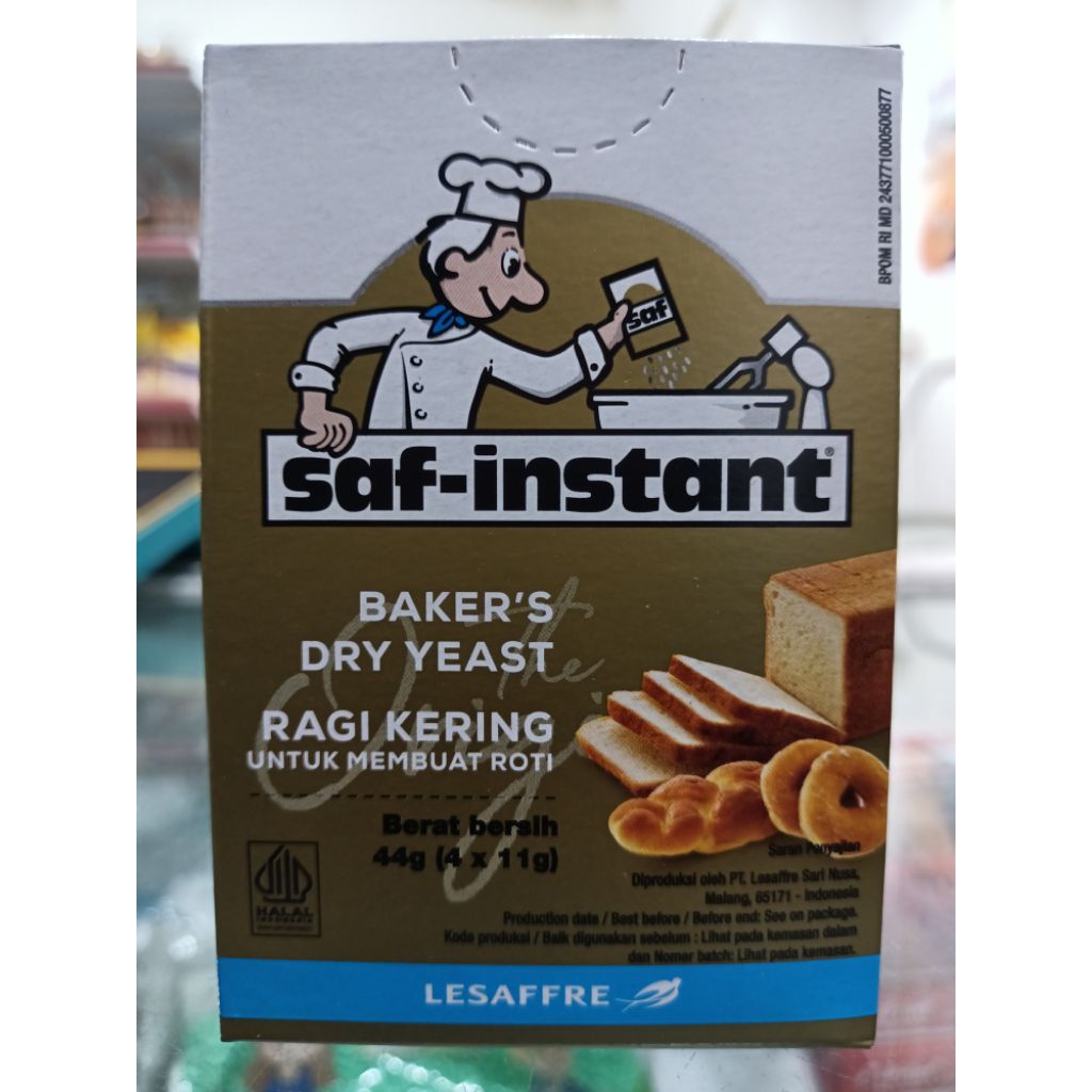 Saf Instant / Instant yeast sachet packaging / 11 gram box | Shopee ...