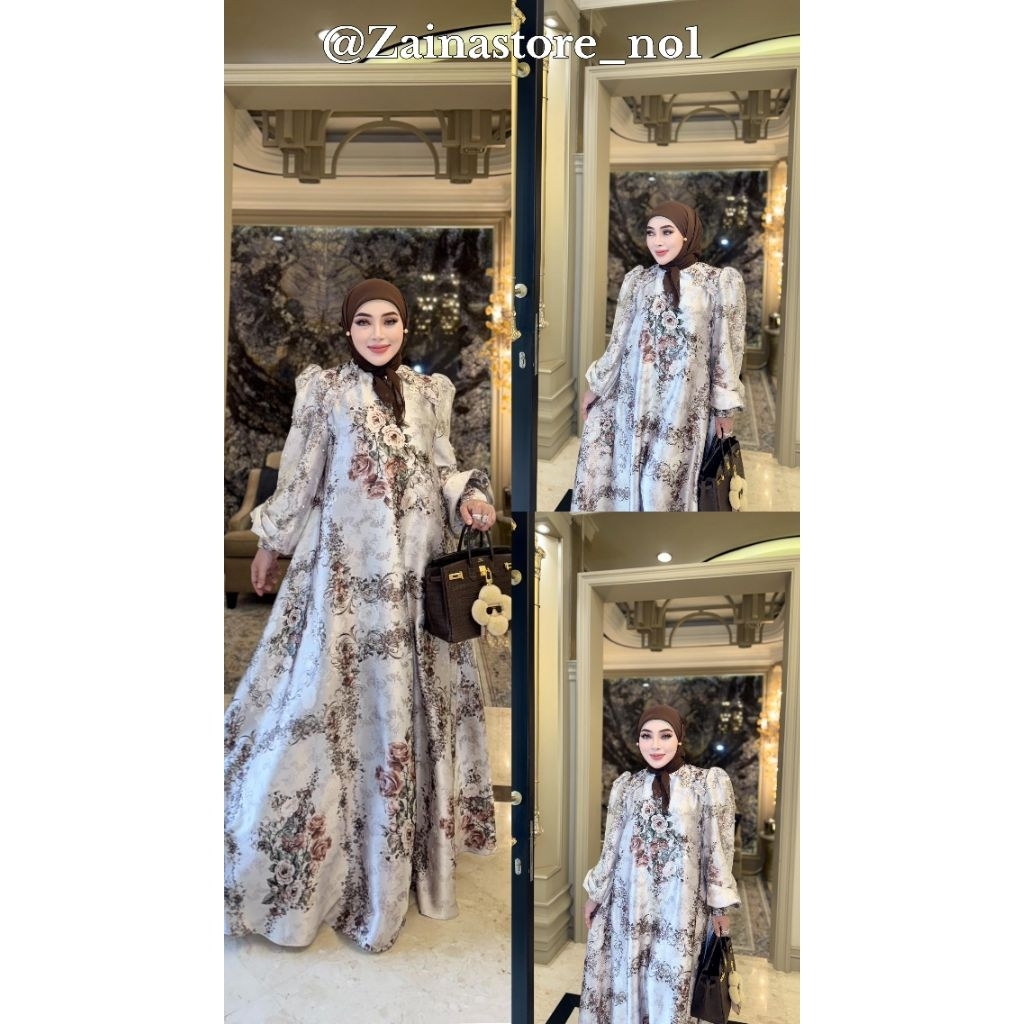 Shellasaukia Dress Silk Flower Premium ORI By Shellasaukiashop ...
