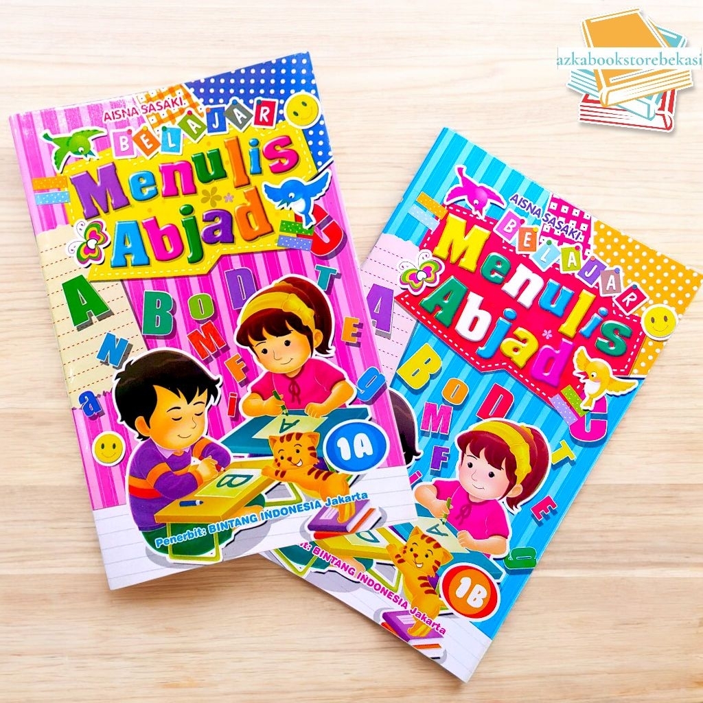 Alphabet Writing Learning Book Volumes 1A and 1B (15 Pieces 24cm ...