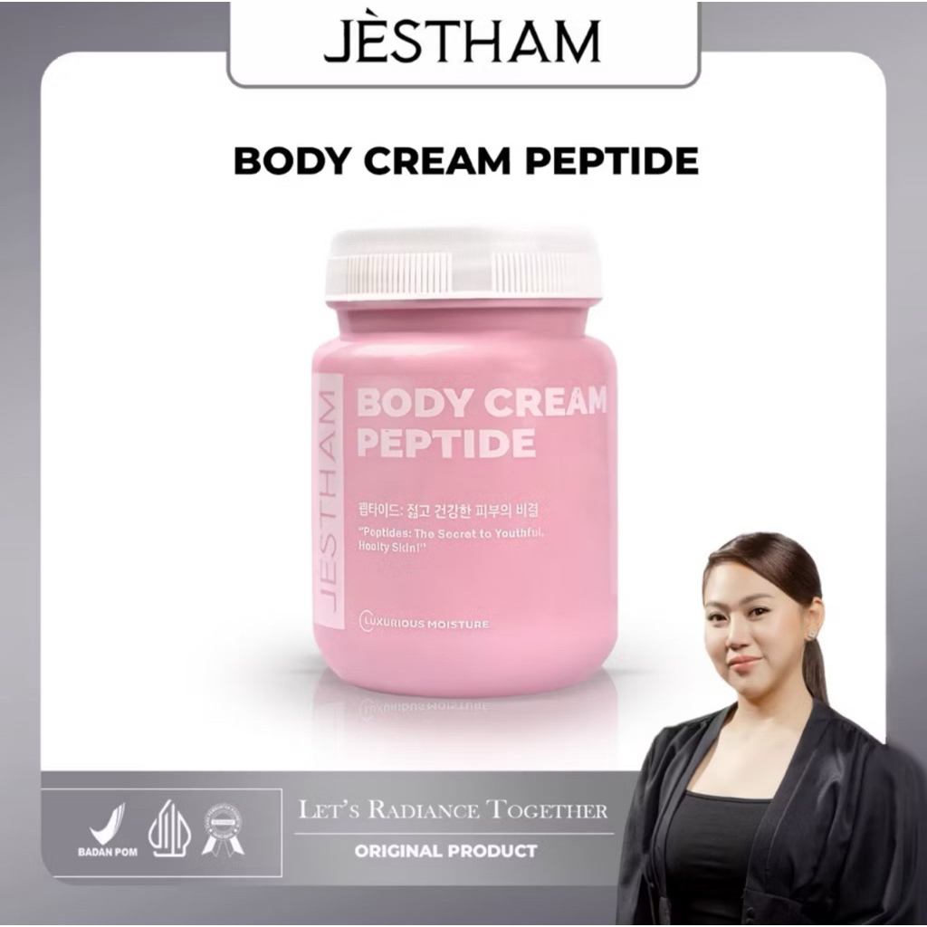 Jestham Body Cream Peptide - Brightening Body Neck | Shopee Philippines