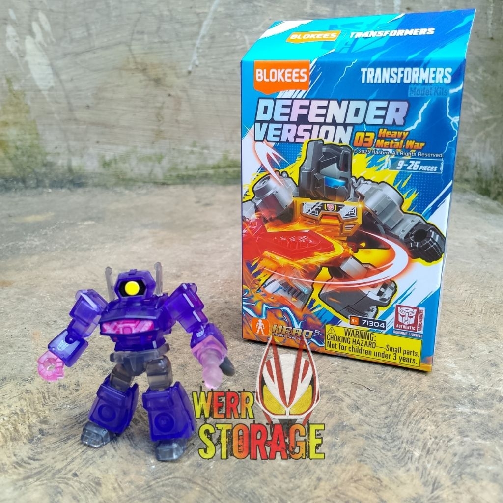 Blokees Transformers Defender Vol 3 Shockwave | Shopee Philippines