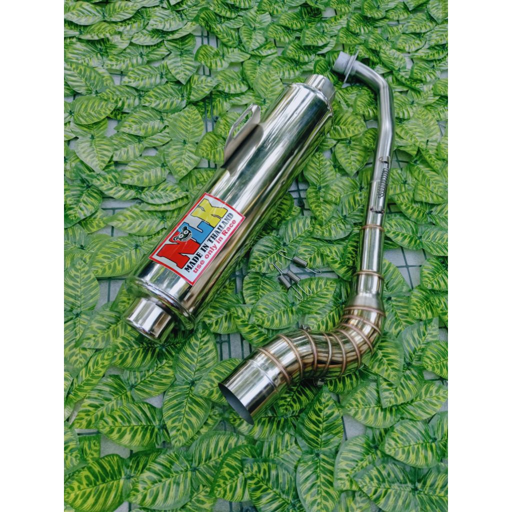 Nlk 1set Pipe 51mm canister conical open specs exhaust Pipe for Wave ...