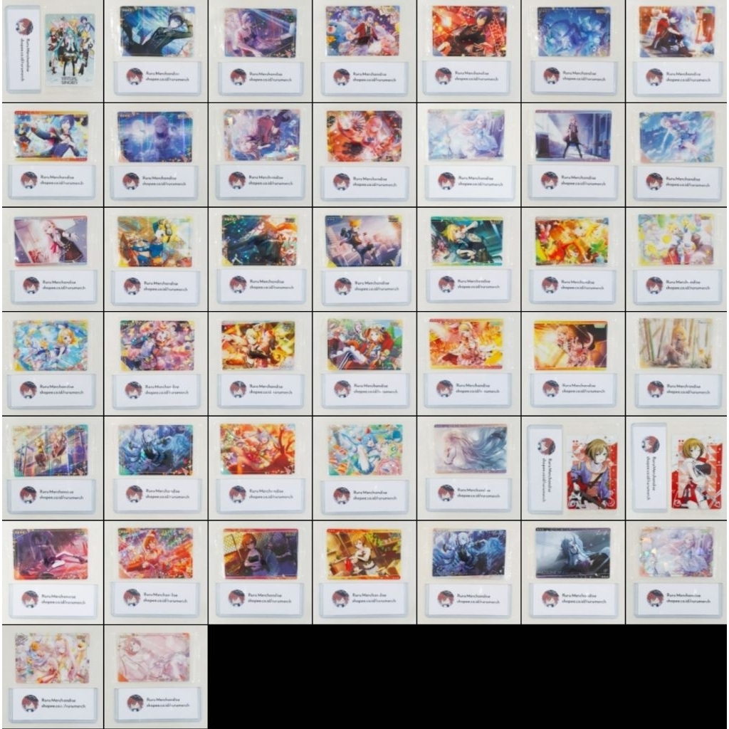 Project Sekai Proseka Wafer Card Virtual Singer | Shopee Philippines