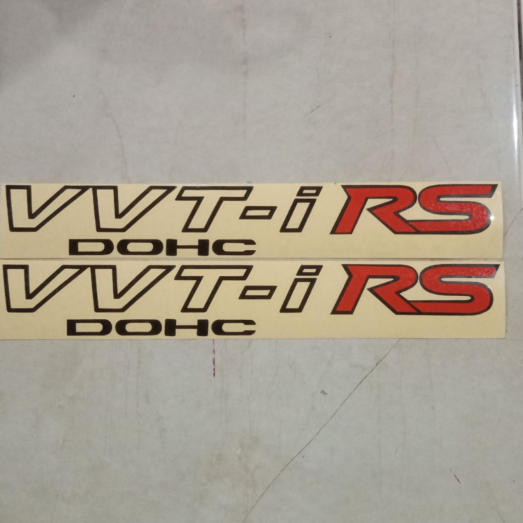 VVTi DOHC RS Stickers for Car Doors (Pair) | Shopee Philippines