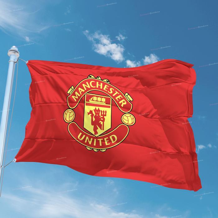 FC Manchester United FABRIC POSTER FLAG MU FLAG FOOTBALL POSTER ...