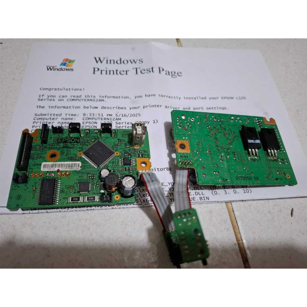 Original Epson L120 L121 Printer Mainboard | Shopee Philippines
