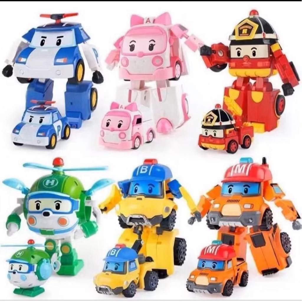 Robocar Poli Robot Toy / Can Become a Vehicle | Shopee Philippines