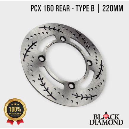 Rear Disc Disc Pcx 150-160, Stylo 150-160, Adv 150-160 - 220 mm Black ...