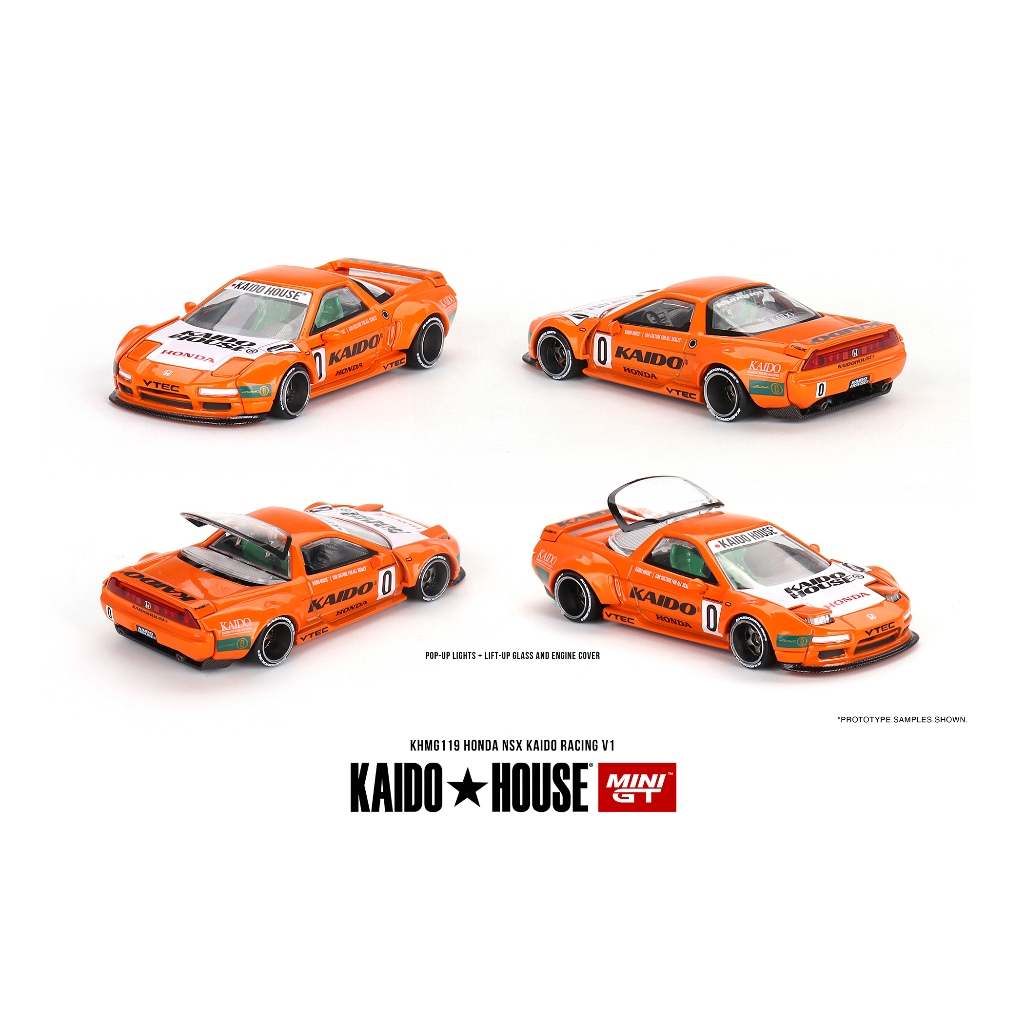 Mini GT MINIGT KHMG 119 Honda NSX KAIDO RACING orange orange | Shopee ...