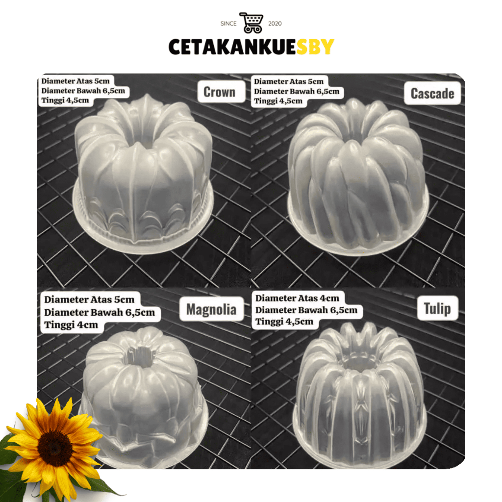 (CKS) RETAIL Thick Imported Mini Agar Pan Plastic Mold/ Set Mini ...