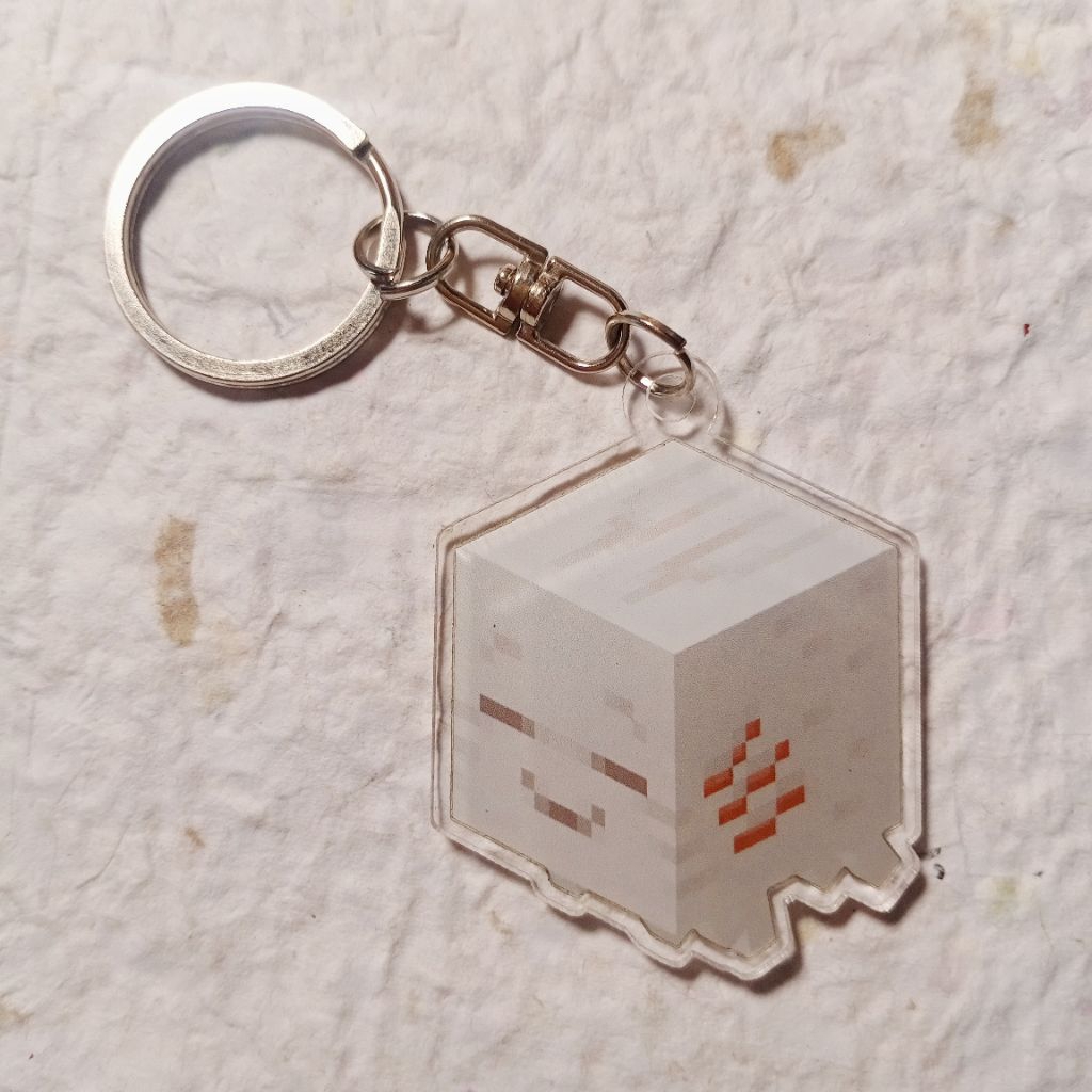 GANTUNGAN Ganci Ghastling Happy Ghast Minecraft keychain Happy Ghast ...