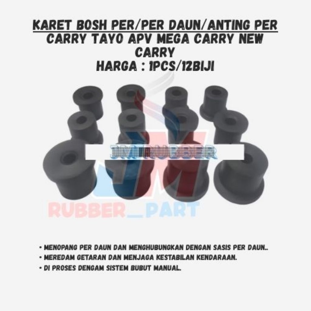 Rubber Bosper Bushing Spring Leaf Earrings Spring Carry Tayo APV Mega ...