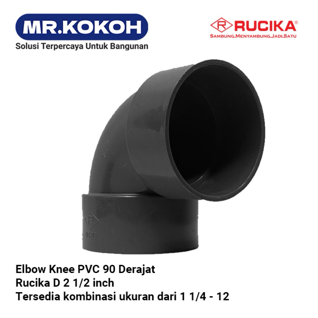 Knee 2 1/2" RUCIKA Keni/ Elbow D 90 (2 1/ 2 Inch) | Shopee Philippines