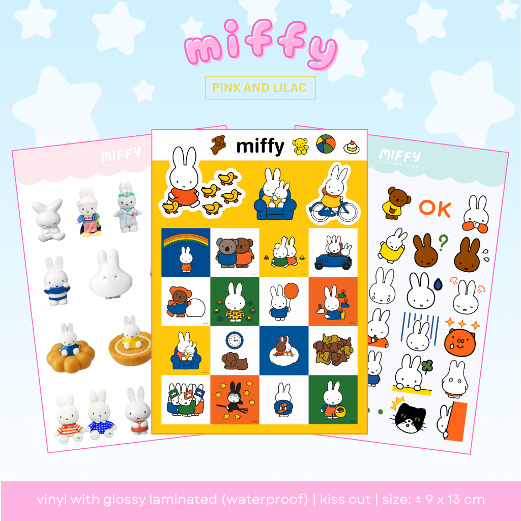 Miffy Sticker | Deco Waterproof Sticker | Shopee Philippines