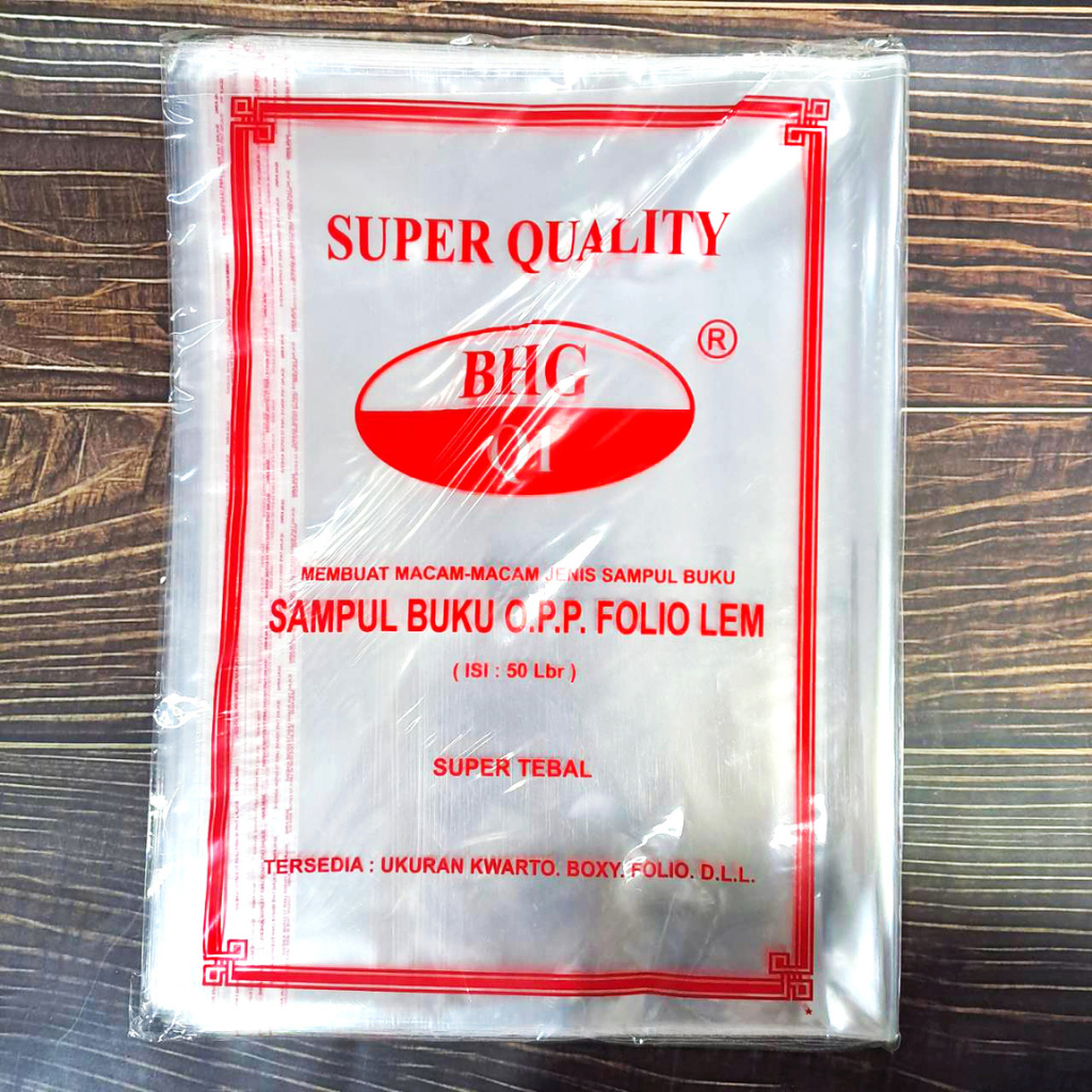 50 Sheets Thick OPP Folio Book Cover with Clear and Thick Plastic Glue ...