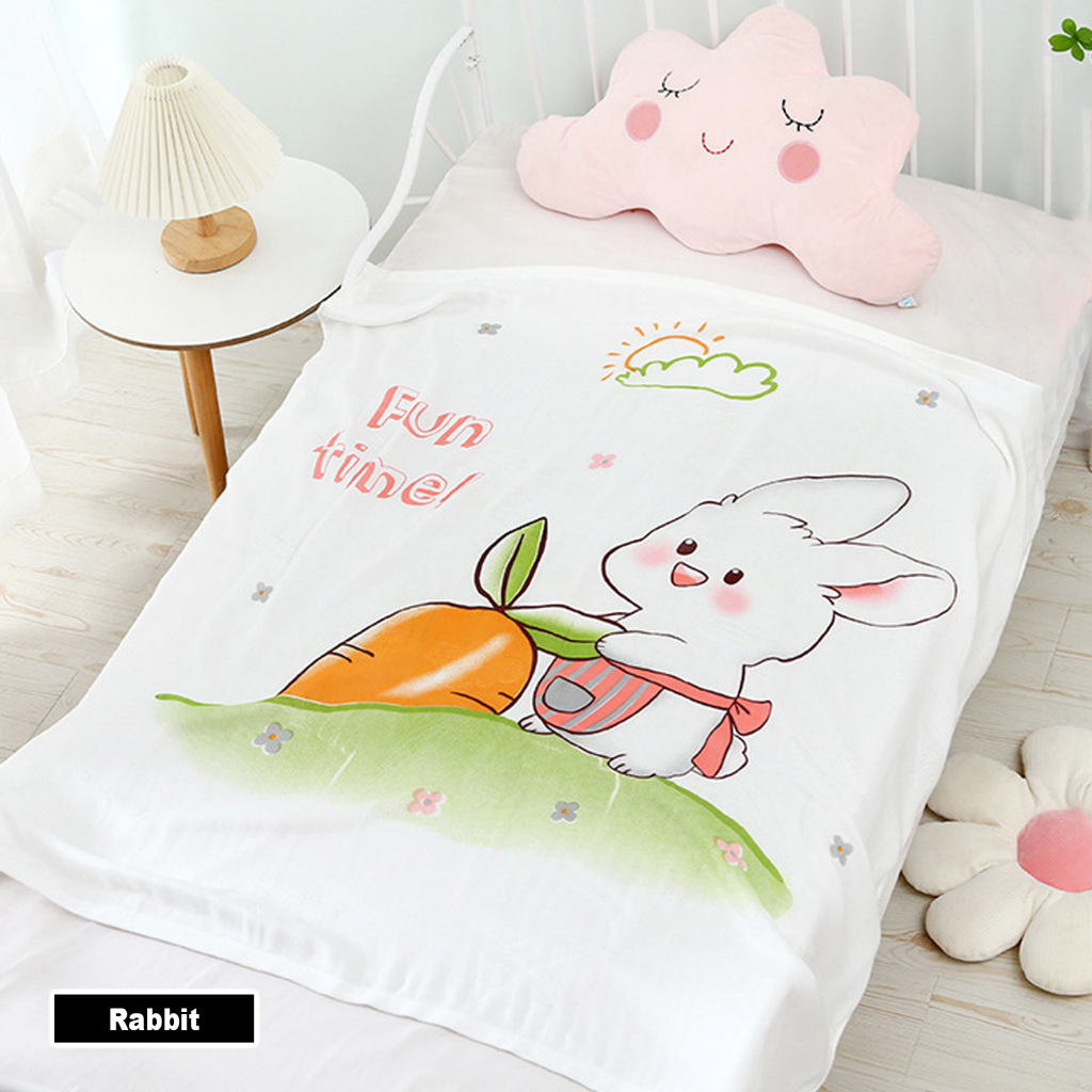 Character Baby Blanket 110cm x 110cm / Soft Soft Character Baby Swaddle ...