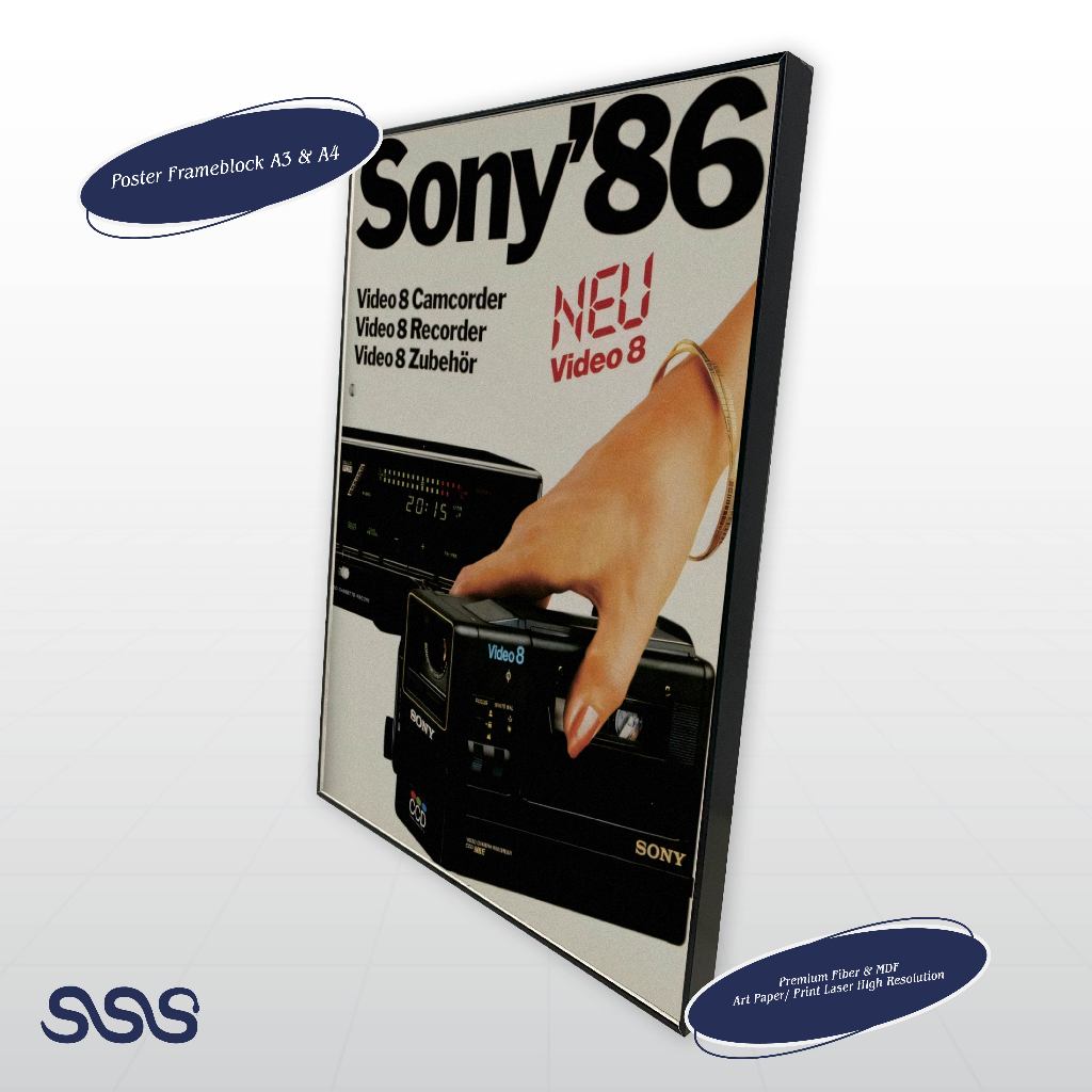 Sony 86 POSTERS / AESTHETIC POSTERS / FRAMEBLOCK POSTERS | Shopee ...
