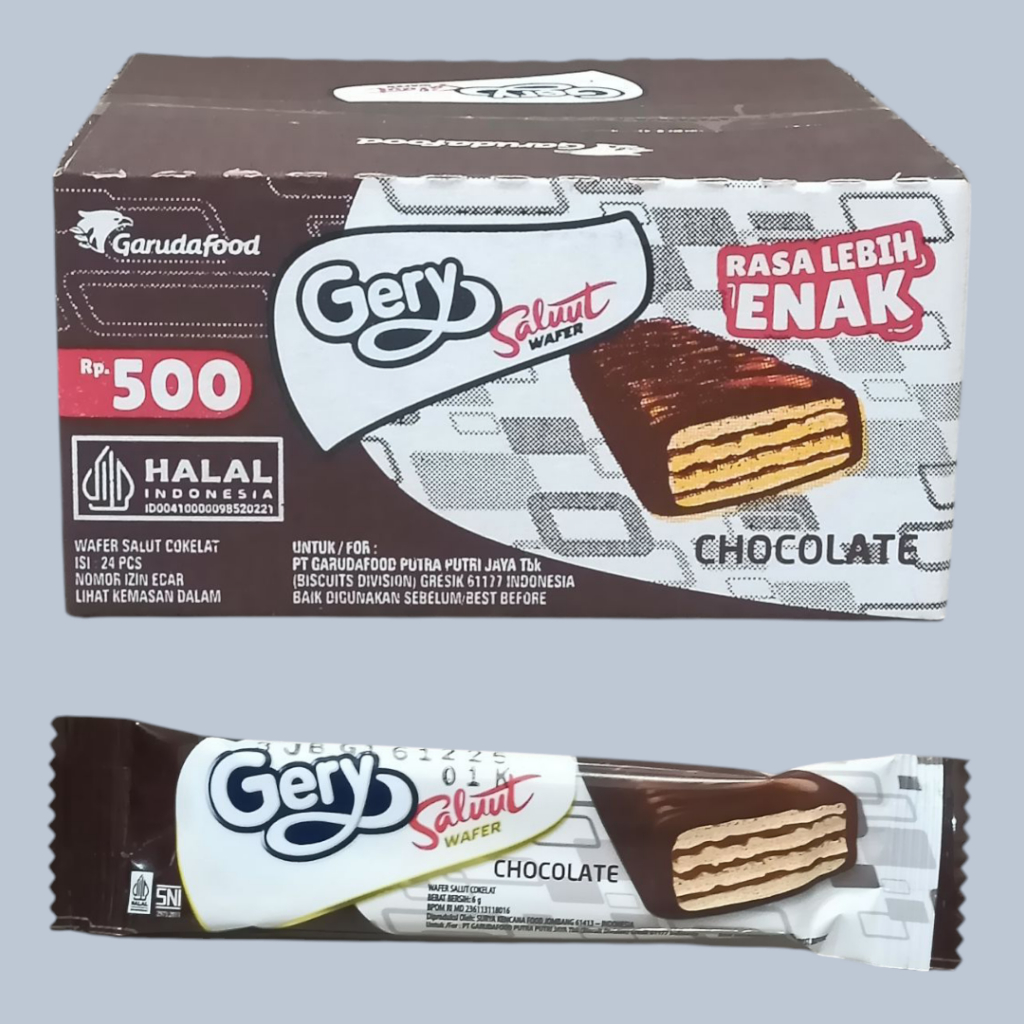 Gery Saluut Wafer Chocolate [24 pcs/box] | Shopee Philippines