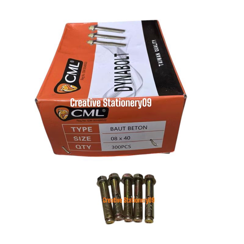 Dynabolt Camel Bolt M10 x 50 / Dinabolt Camel Concrete Wall 10 x 50 ...