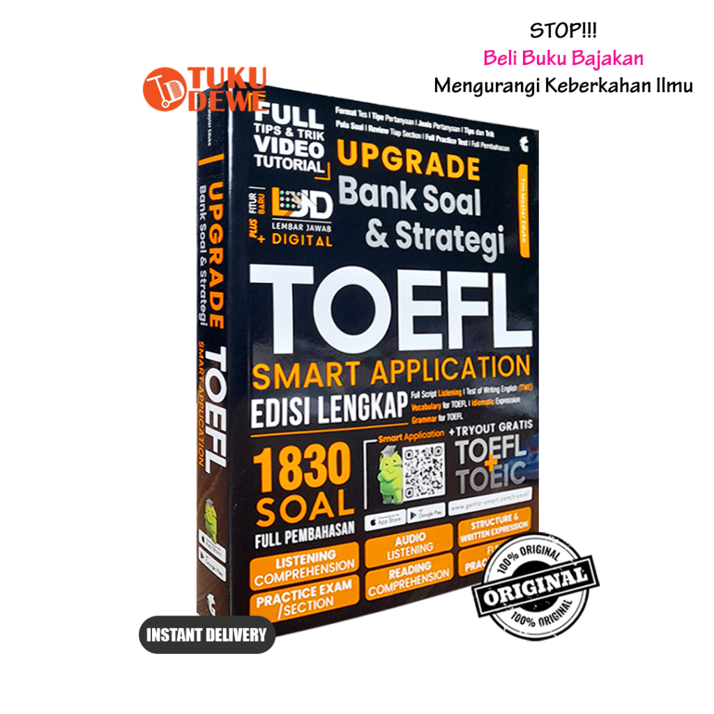 Toefl BOOK - TOEFL TOEIC TEST BOOK - UPGRADE QUESTION BANK & STRATEGIES ...