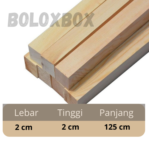 KAYU Dutch teak wood slats 2x2x125 cm / wooden slats | Shopee Philippines