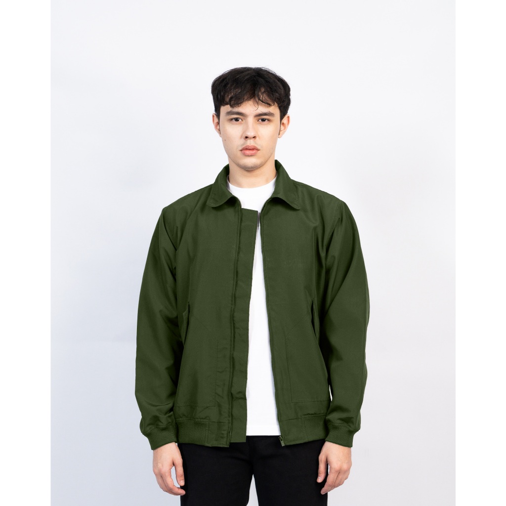 Erigo Flight Jacket Xabier Olive Unisex | Shopee Philippines