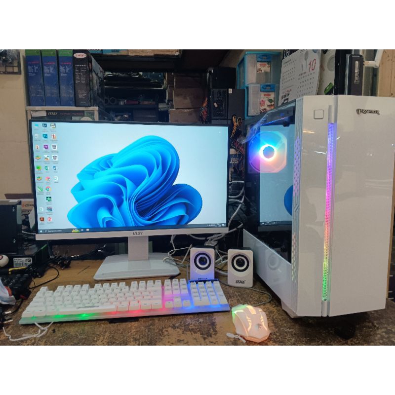 PUTIH Upgrade white 22 inch monitor | Shopee Philippines