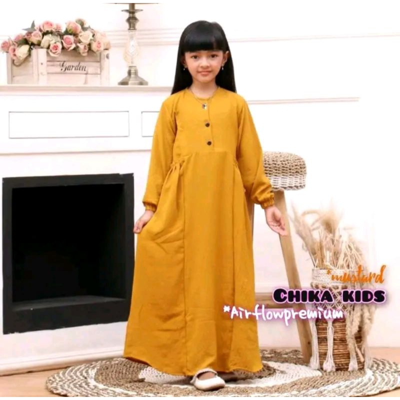 Children's Gamis Dress Size 6-7 years Cringkle Anti-woven Muslim ...