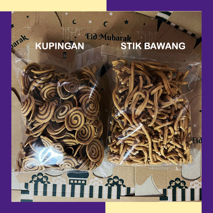 [300gram] Kilo Snacks - Kiloan Kupingan Snacks - Eid Snacks - Onion ...