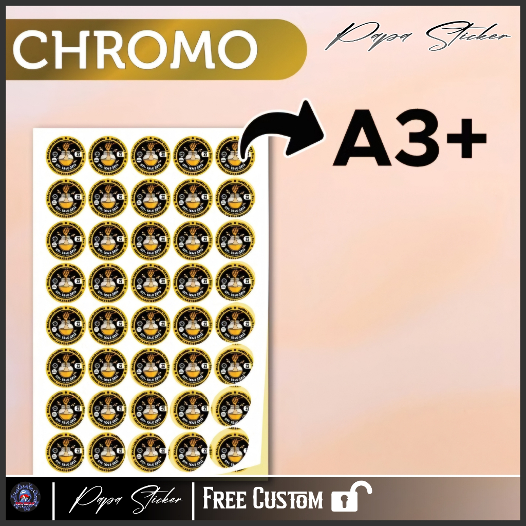 A3+ Size Chromo/Bontax and Vinyl Food Label Stickers ALREADY SAME ...