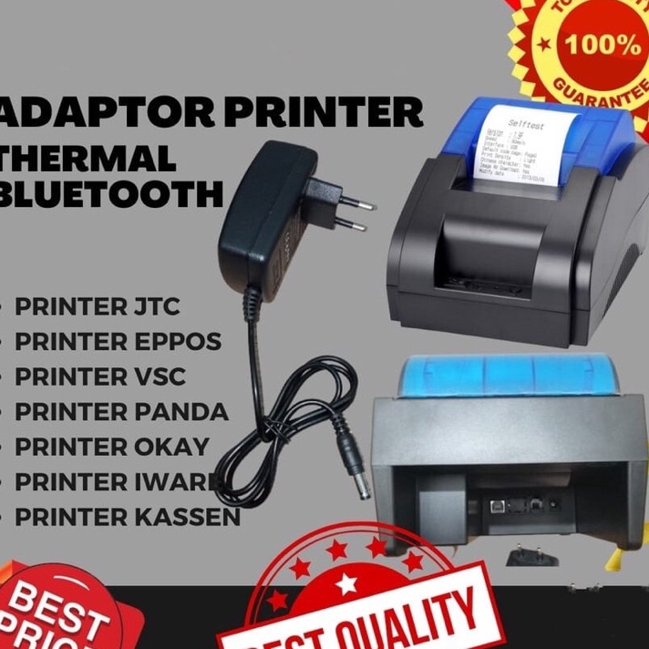 Original 9V 2A Thermal Bluetooth Printer Adapter minipos Printer Cassen ...