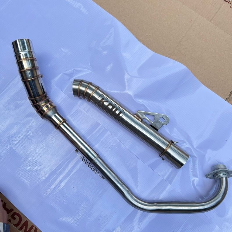 Super open Canister tube type Pro speed 1set and big elbow for Tmx 125 ...