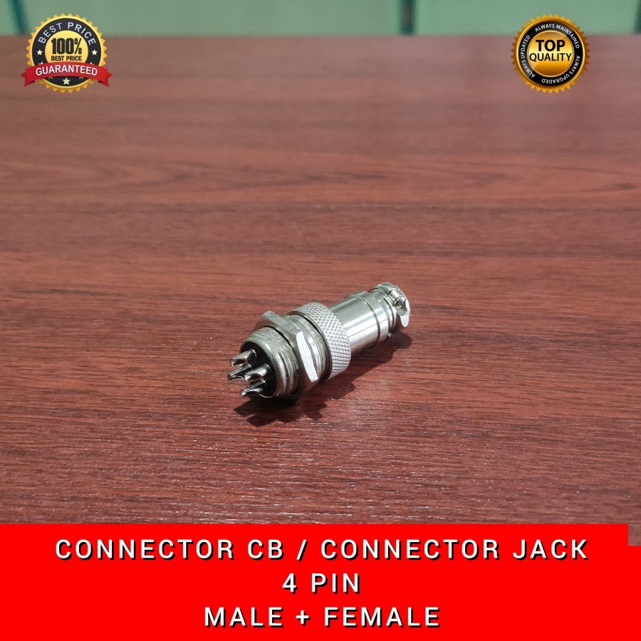 CB connector 4 PIN connector jack jack jack jack Socket 4 pin connector CB connector 4 pin ...