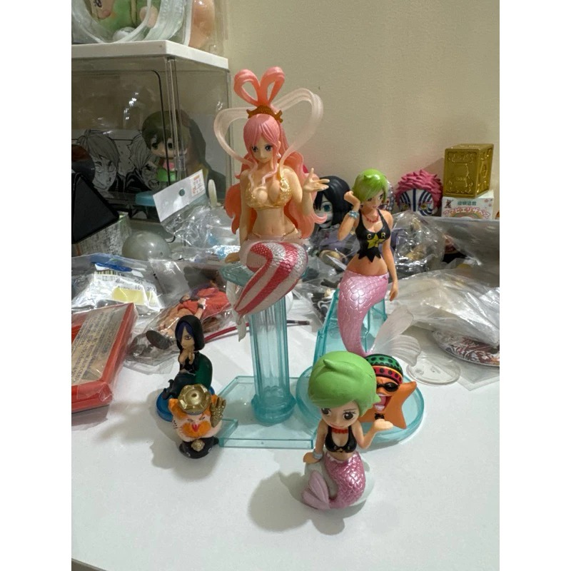 One Piece Shirahoshi Camie Neptune Sharley ORIGINAL JAPAN FIGURE ...