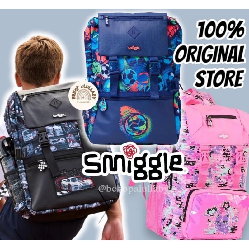Smiggle ORIGINAL 100% FOLDOVER BACKPACK LIMITLESS MERMAID CAT UNICORN ...