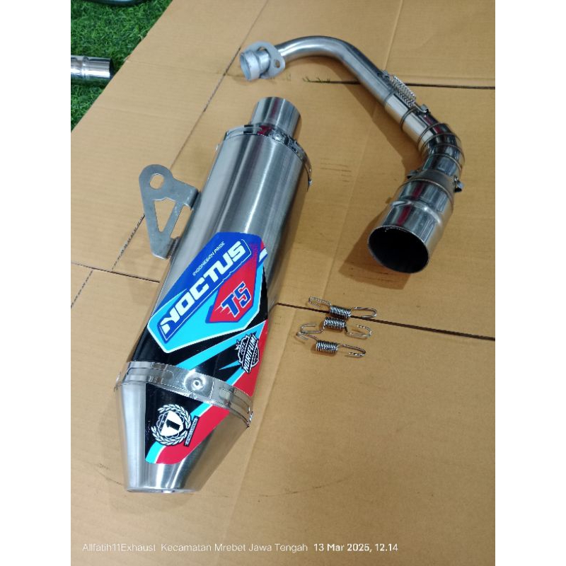 Noctus T5 Norifumi pipe 51mm Mio Sporty Mio Soulty Beat Fi Click V1 ...