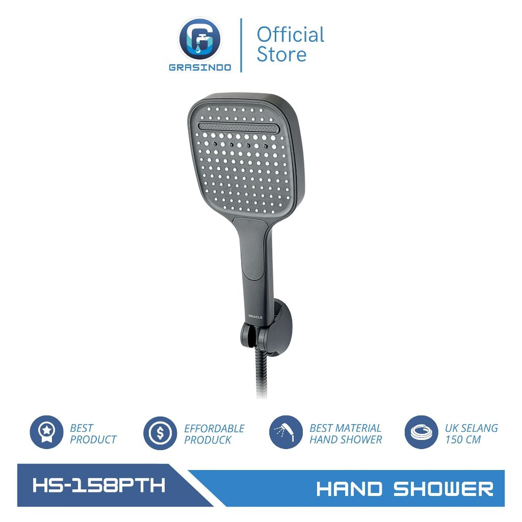 HITAM Black Hand Shower Set Package 2 ORACLE Modes / Premium Hand ...