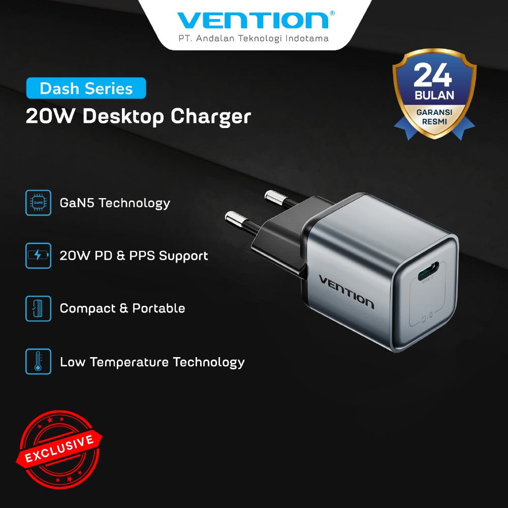 Vention GaN Charger GaNDash GaN Dash Adapter Head 20W 30W 70W 100W PD ...