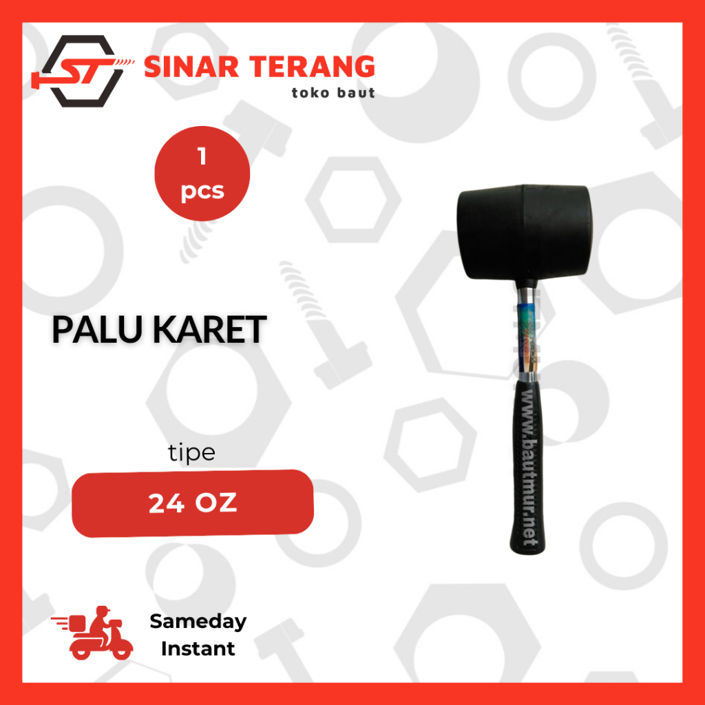 Protech 24 Oz Rubber Hammer Ceramic Hammer | Deli Rubber Hammer ...