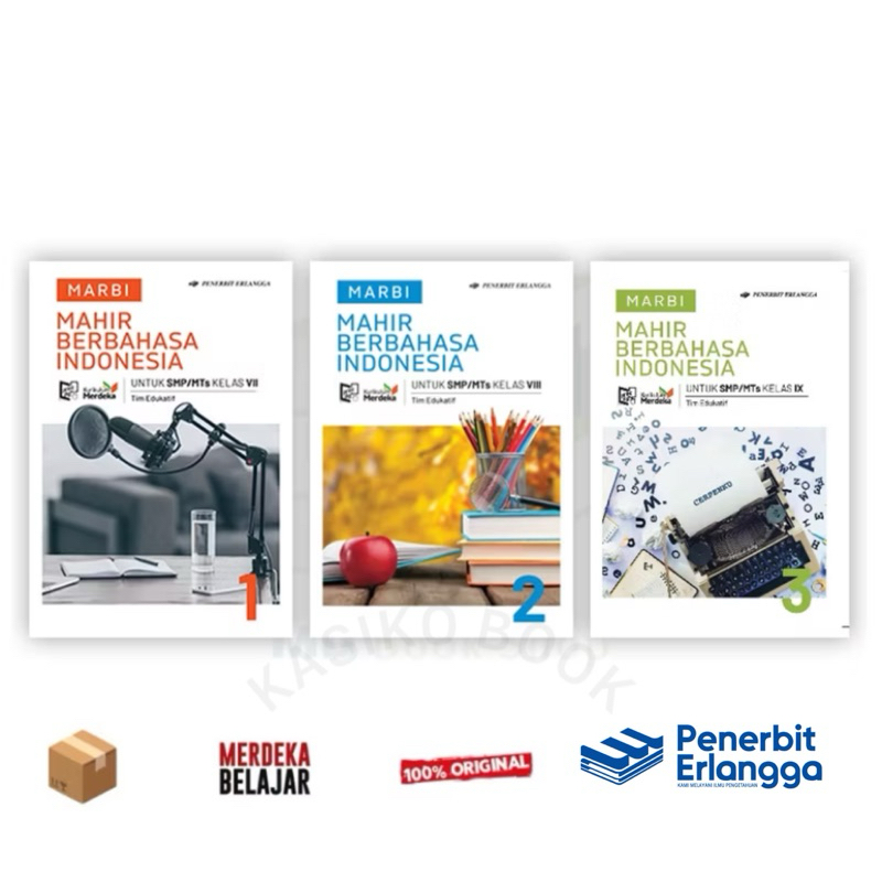 MARBI PROFICIENT IN INDONESIAN FOR SMP CLASS 1 2 3 7 8 9 ERLANGGA ...
