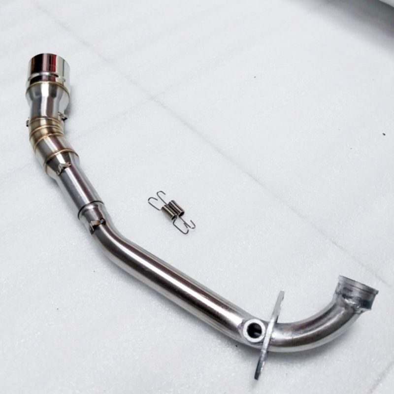 Open big elbow stainless pipe 51mm for Click 125i 150i 160/Adv 150/Pcx ...