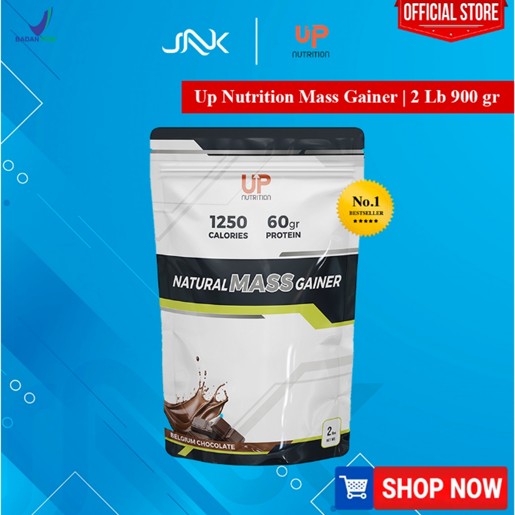 UP NUTRITION natural MASS GAINER 2 LB 900 gr | Weight Gain Protein Milk ...