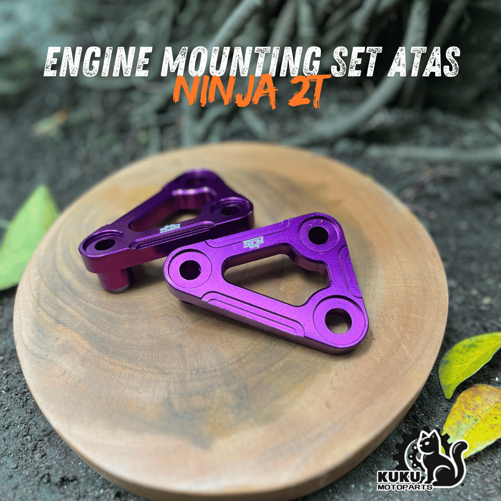 GANTUNGAN MESIN Upper Engine Hanger Bracket Set Ninja SS Engine ...