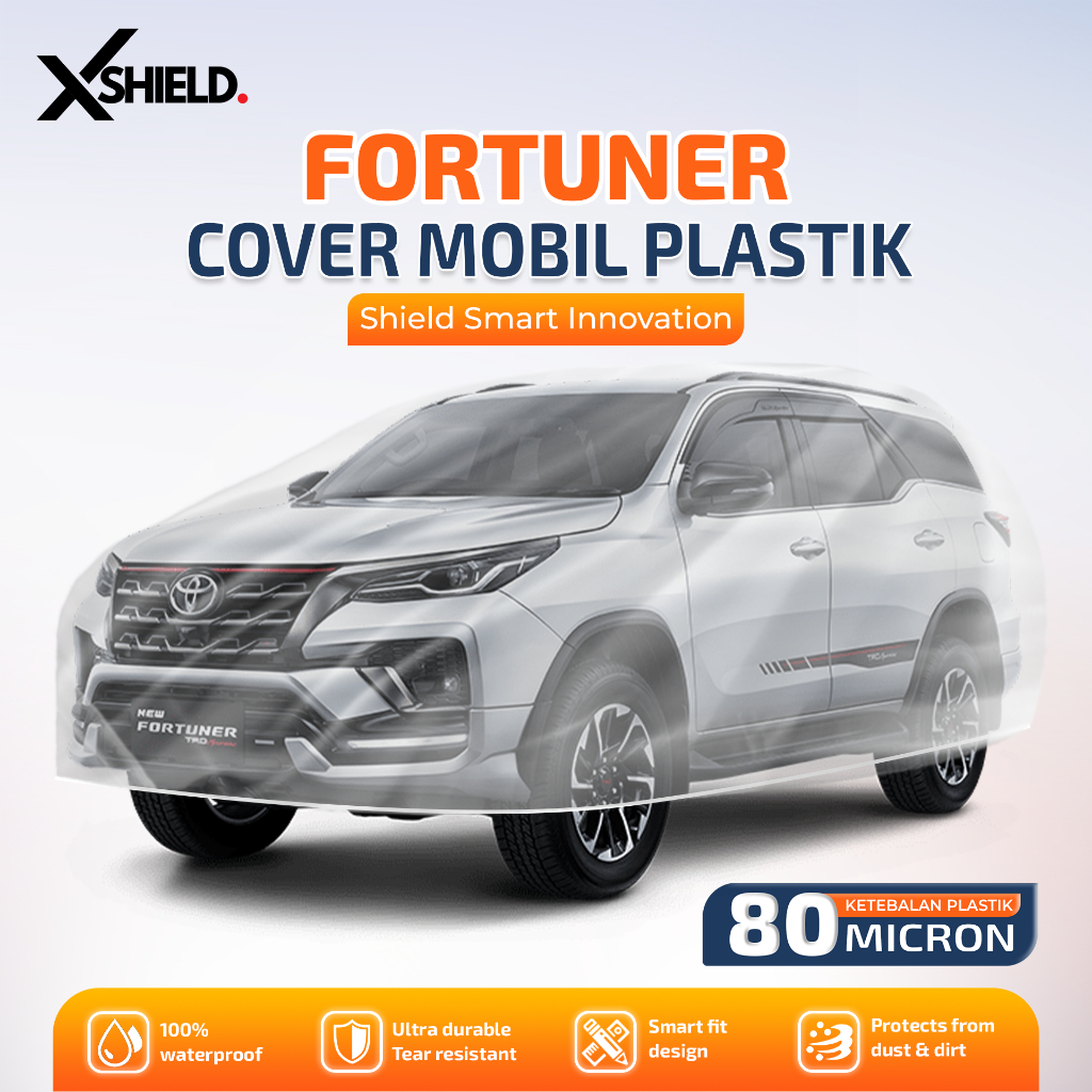 Fortuner Car Cover Plastic Body Cover for Fortuner/Land Cruiser Car ...