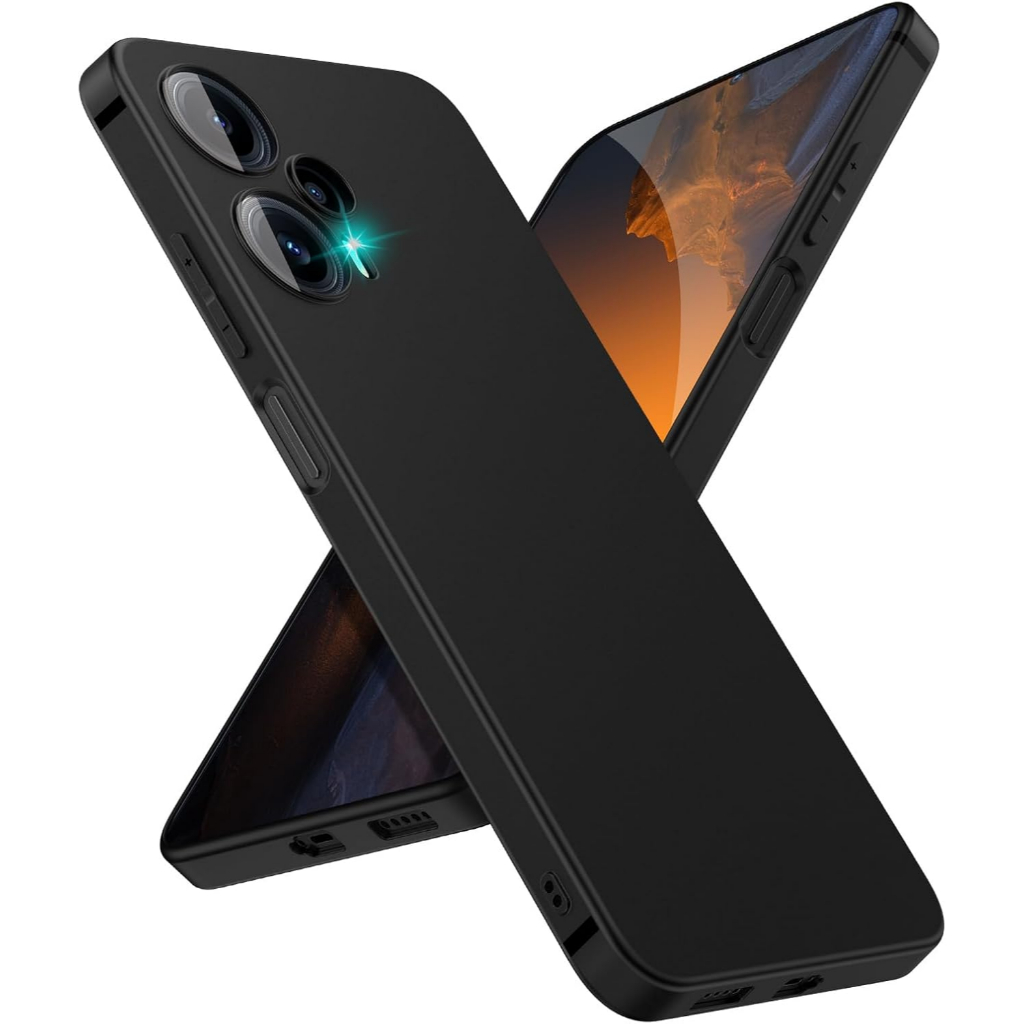XIAOMI POCO F5 / F5 PRO CASE MATTE SOFT BLACK SLIM DOFF PREMIUM ...