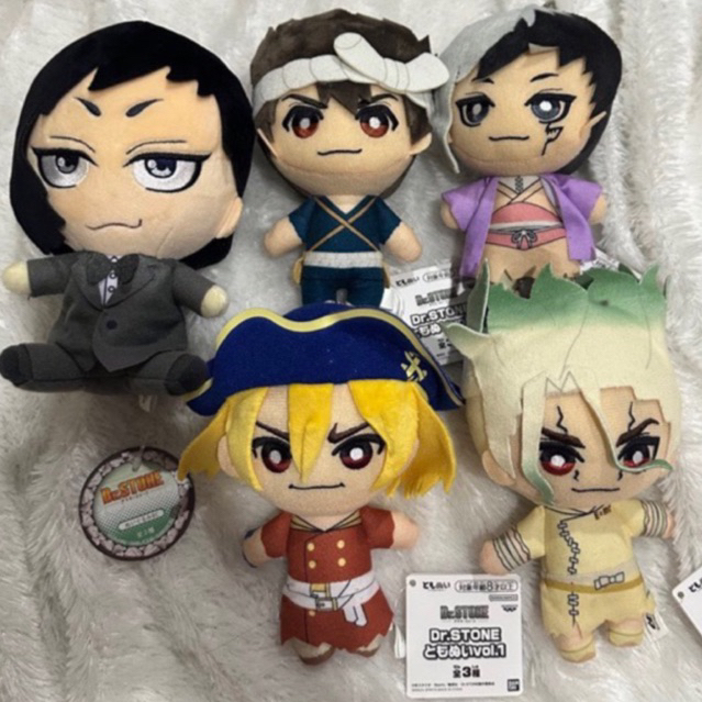 Official PLUSH plushie Dr.Stone doll dr stone Ryusui Nanami Senku ...