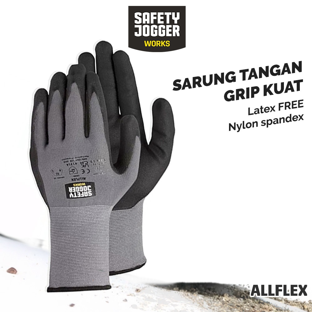 Safety Jogger Works Original Allflex Safety Gloves | Shopee Philippines