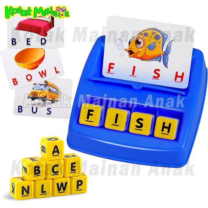 Educational Toy Guess the Picture / Arrange Letters / Word Education ...